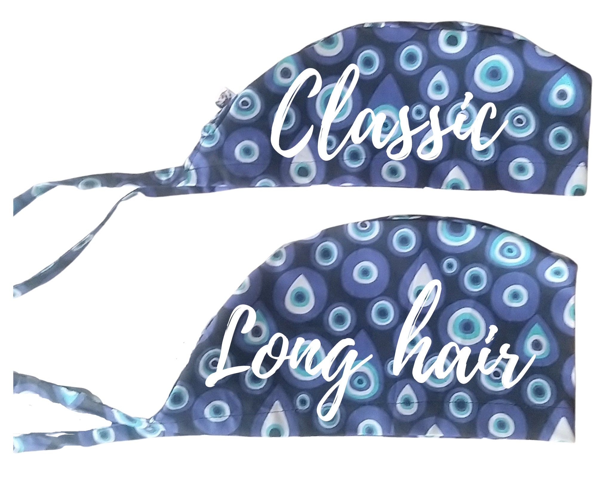 Scrub Cap Calot Block Urology Scrub Cap Cotton 3 Sizes, Short or Long ...