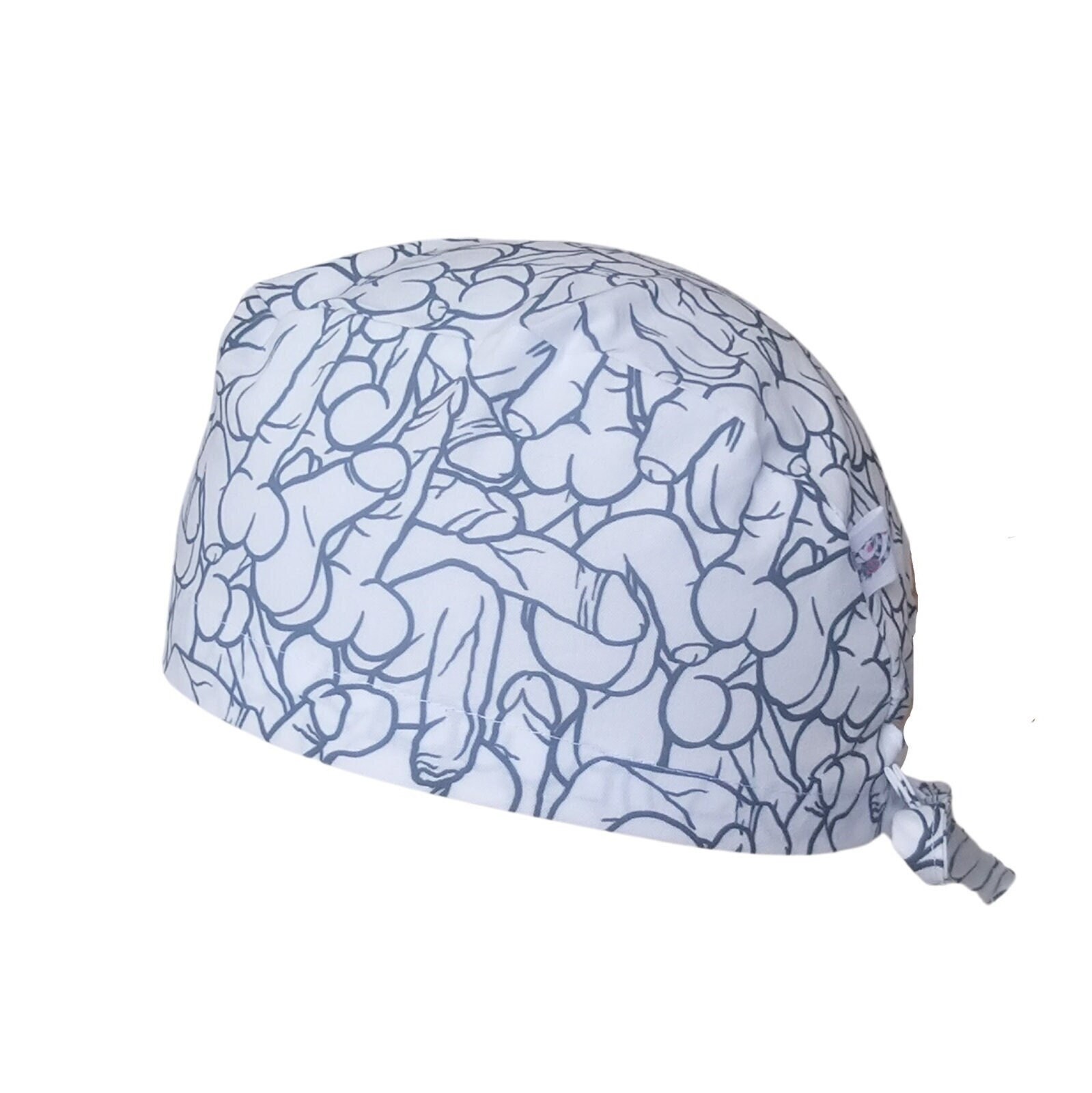 Scrub Cap Calot Bloc Penis White Background Scrub Cap Cotton 2 Sizes ...