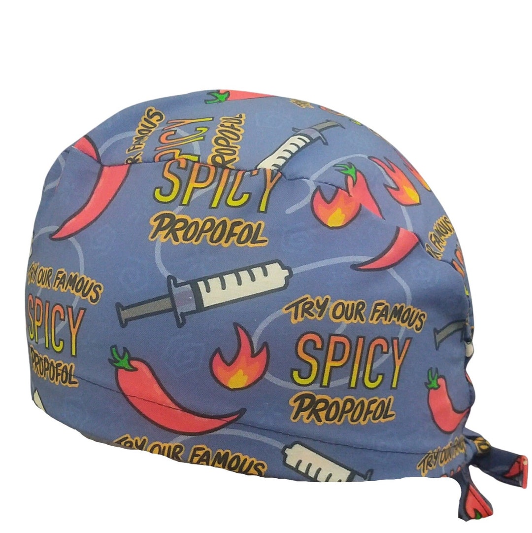 Scrub Cap Calot Bloc Spicy Propofol Scrub Cap Cotton 3 Sizes - Etsy