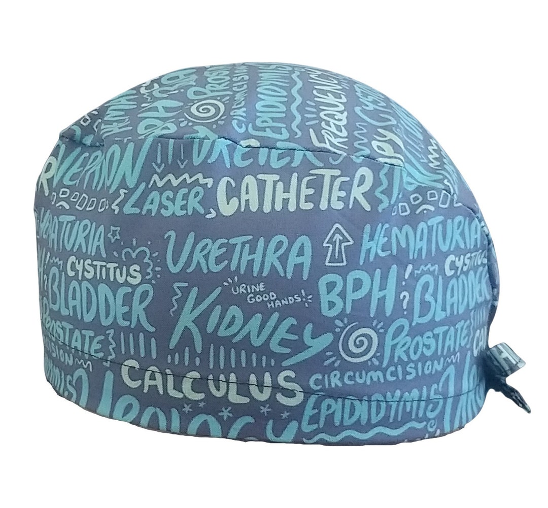 Scrub Cap Calot Bloc Urology Scrub Cap Cotton 3 Sizes, Short or Long ...