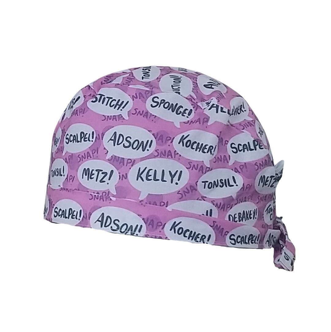 Scrub Cap Calot Block Surgery Nurse Scrub Tech Cap Scrub Cap Cotton 3 ...