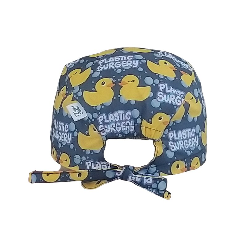Scrub Cap Plastic Surgery Block Cap, Yellow Plastic Ducks, 3 Sizes to ...