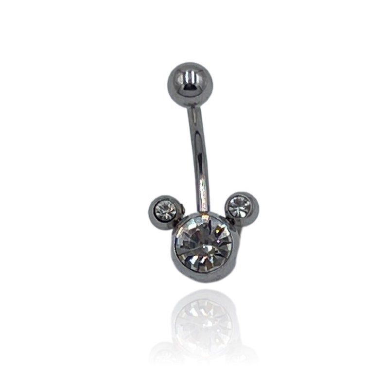 Mickey Mouse Belly Button Ring Navel Ring Belly Piercing - Etsy