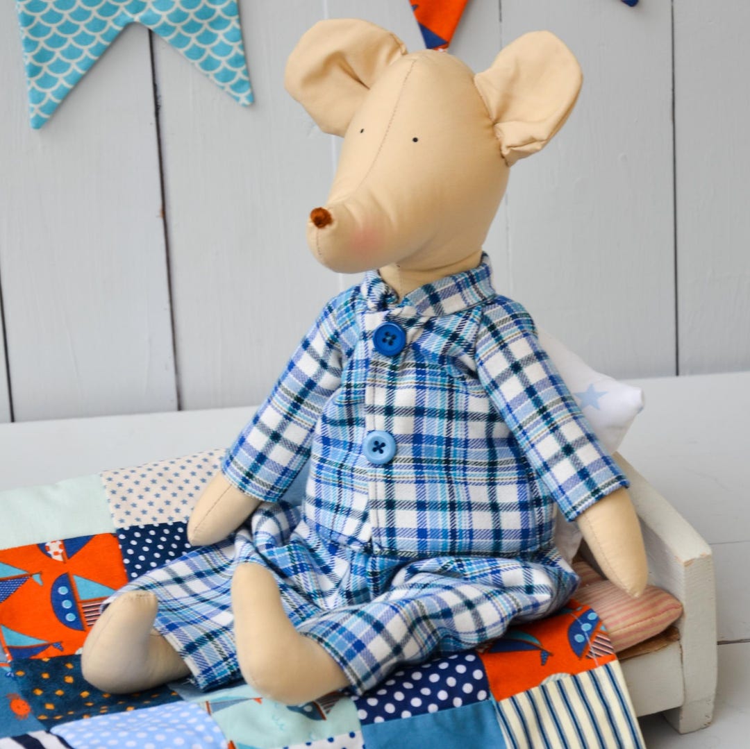 Big Maileg Mouse ,mouse Doll, Christmas Gift for Kids, Stuffed Animals ...