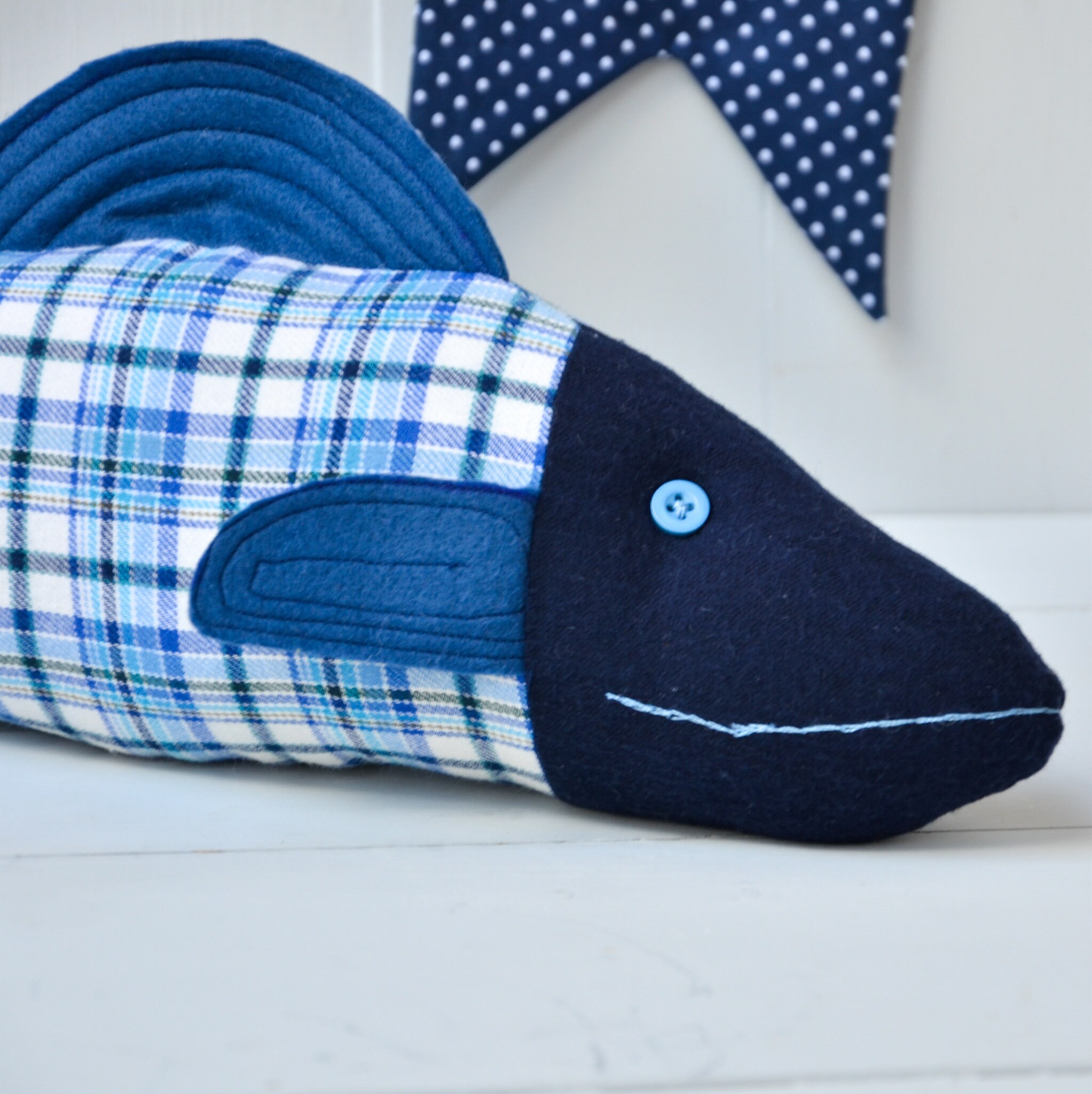Big Fish Pillow , Seaside Home Decor , Gift for Fisherman , Seaside ...