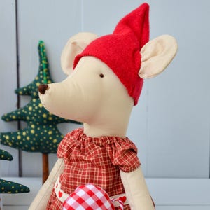 Big Maileg Mouse , Christmas Mouse Toy, Christmas Gift for Kids ...