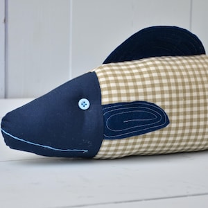 Big Fish Pillow , Seaside Home Decor , Gift for Fisherman , Seaside ...