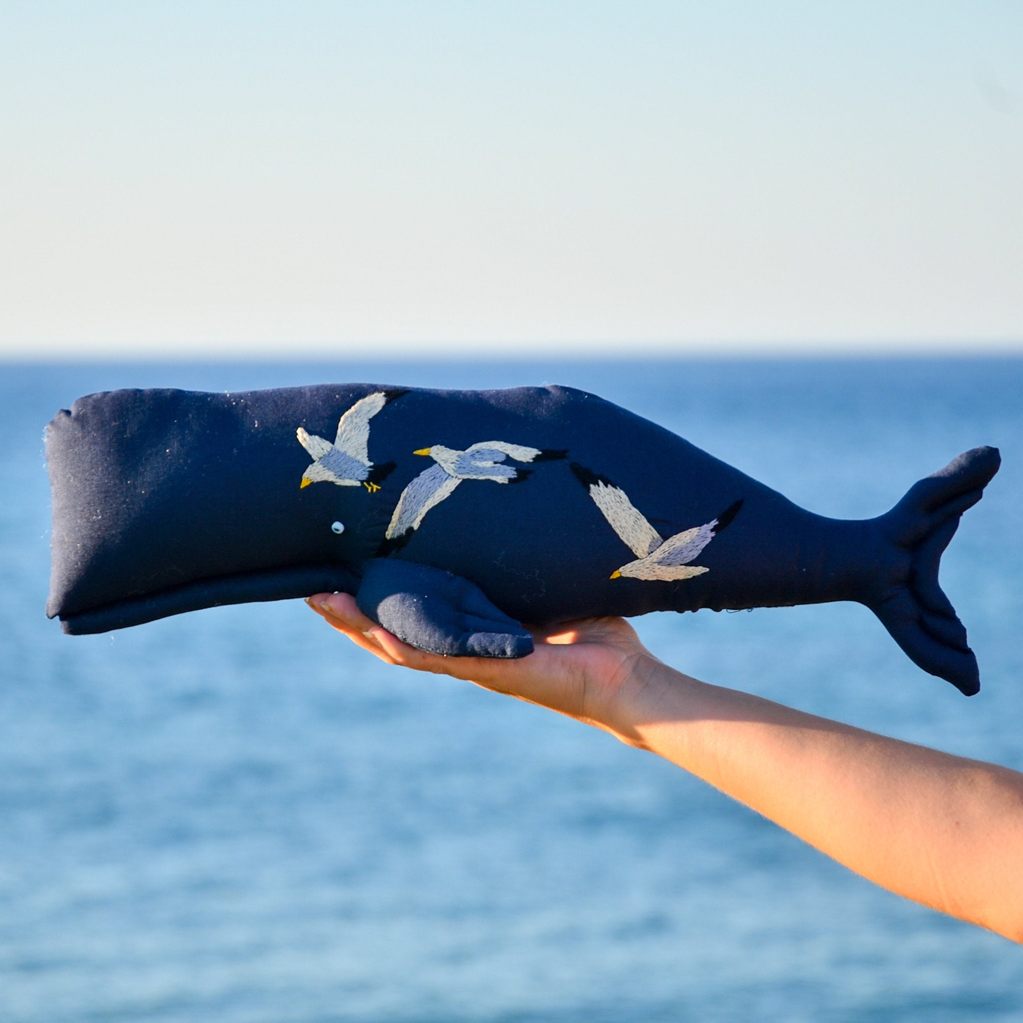 Whale Pillow Etsy UK