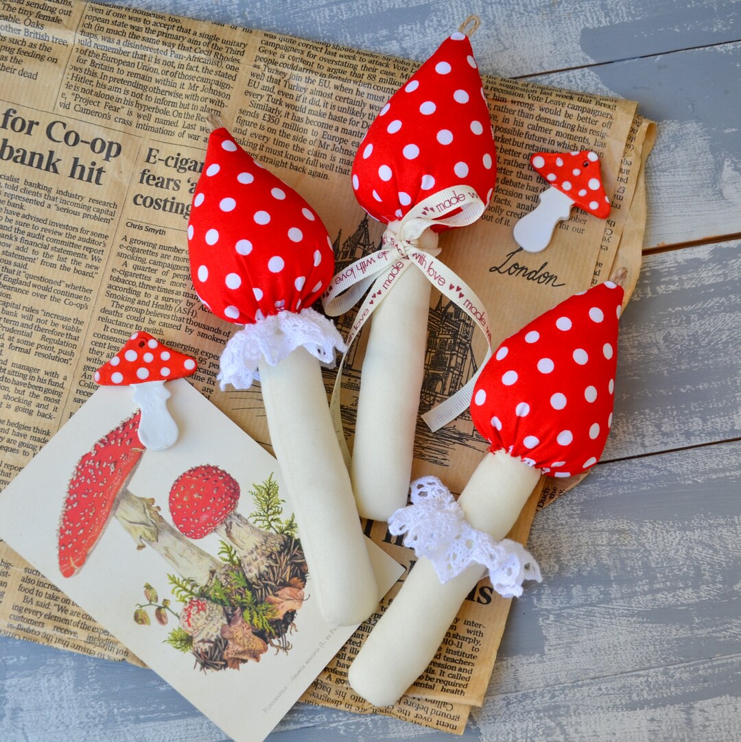Toadstool Hanging Decor , Mushrooms Christmas Decoration ,toadstool ...