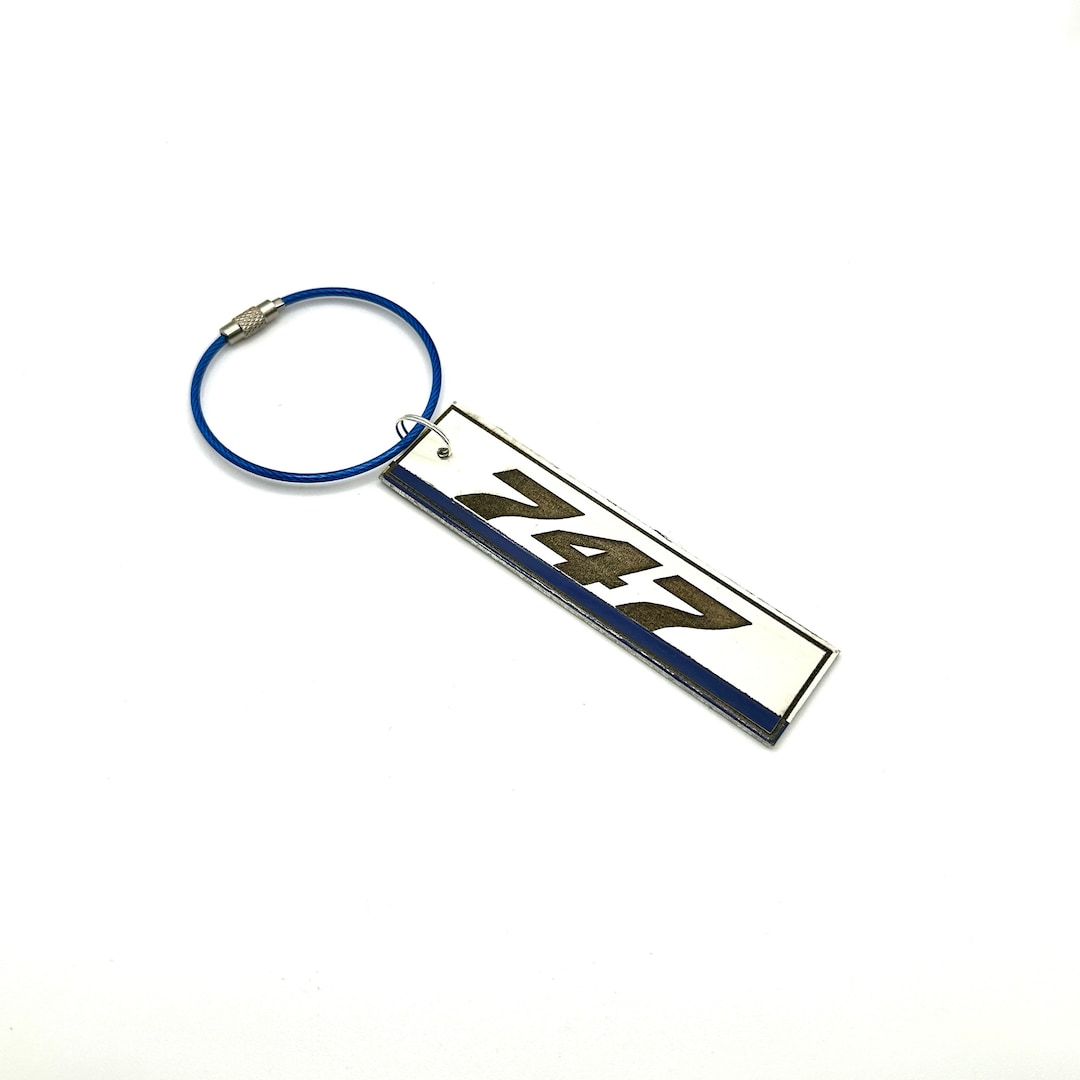 British Airways Iconic Boeing 747 G-CIVO Fuselage Luggage Tag Keychain ...