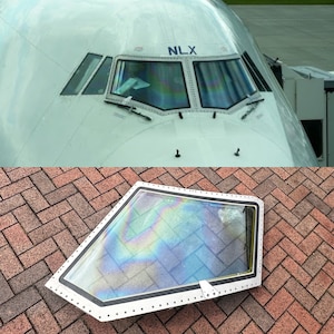 British Airways Boeing 747 Cockpit Windscreen G-civk G-civj G-civk ...