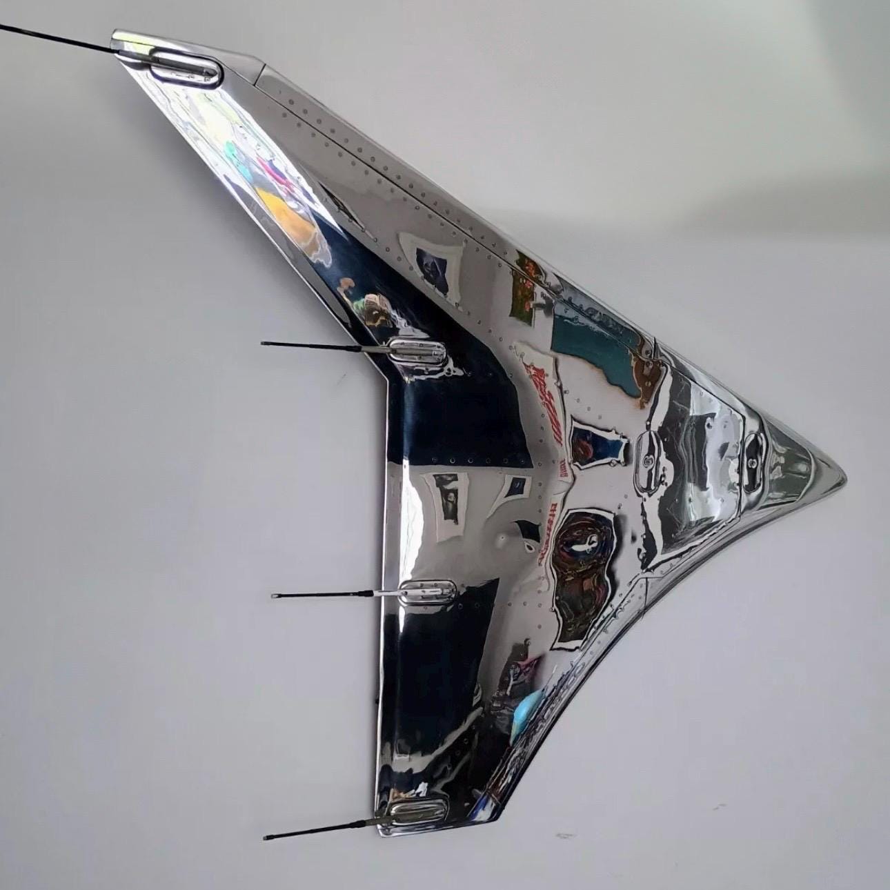Machine Polished Airbus A320 Wingtip Fence Sharklet Airline Aviation ...