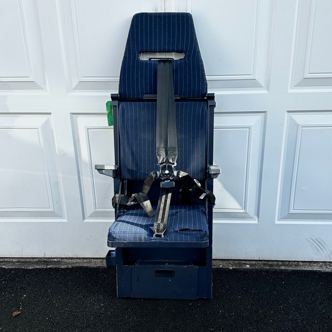 Air France F-GRXD Airbus A319 First Observers Jumpseat Co Pilot Seat ...