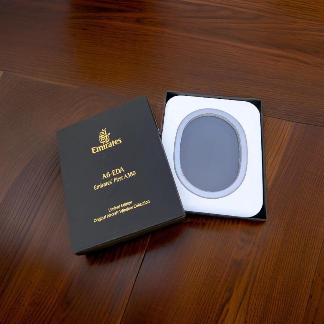 Emirates Airbus A380 A6-EDA Window Blind Airline Aviation Upcycle ...