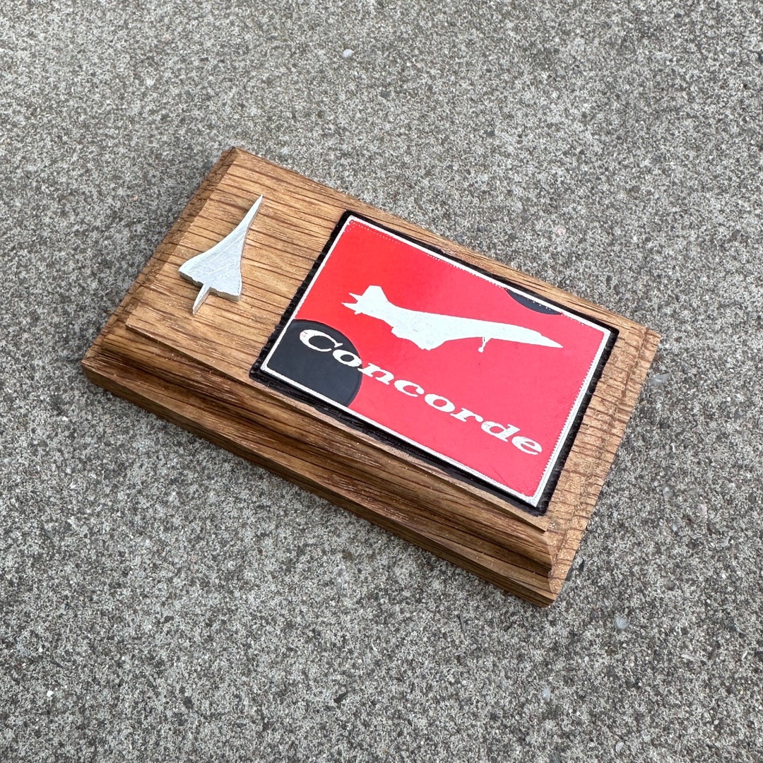 Concorde Mach 2 Upcycled Ornament Fuselage Paperweight Adour Boeing ...