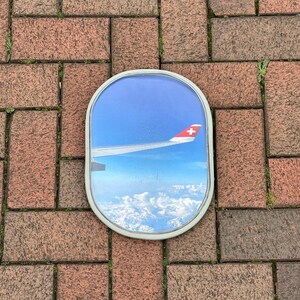 Swiss Airbus A320 Window Fuselage Cut Airline Aviation Upcycle Boeing ...