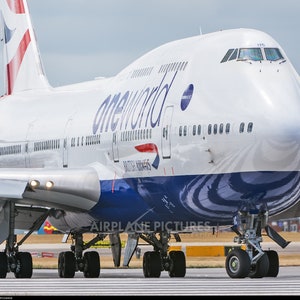 British Airways G-CIVI Boeing 747 Wing Fuel Access Panel Unique Coffee ...