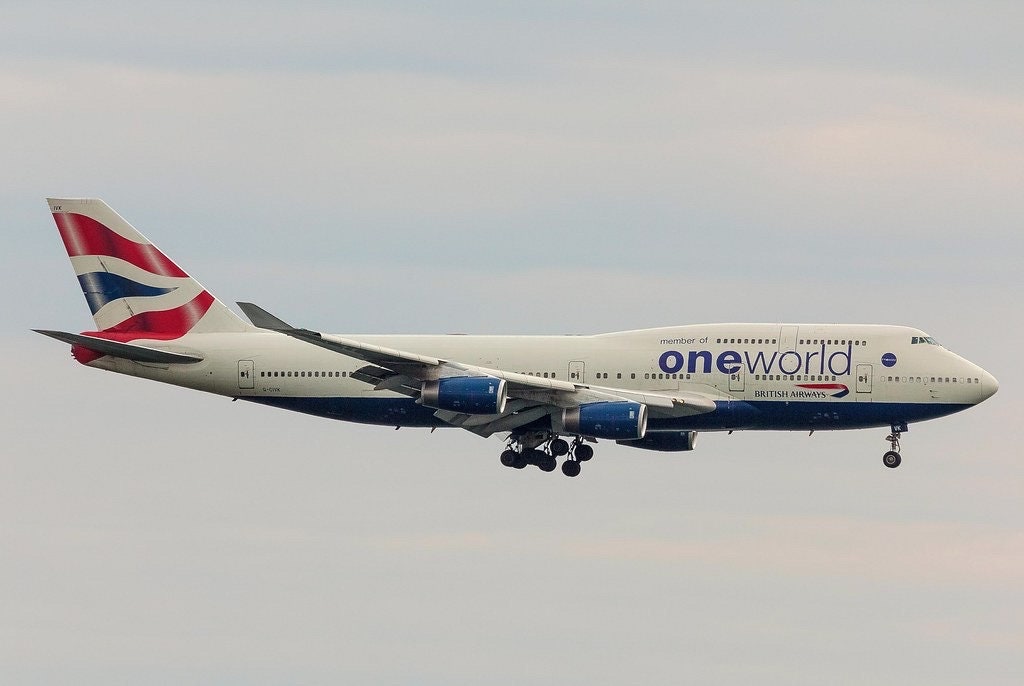 British Airways Boeing 747 Cockpit Windscreen G-civk G-civj G-civk ...