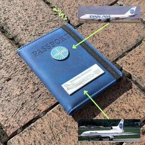 The Panam Boeing 747 L-1011 Tristar Passport Holder Travel Organiser ...