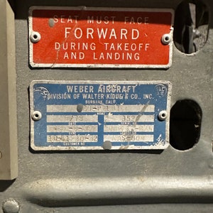 Boeing 737 Weber First Officer Co Pilot Seat Cockpit Upcycled Office ...