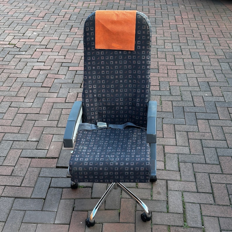 Easyjet Airbus A319 G-EZAB Upcycled Office Desk Chair Boeing Aviator ...