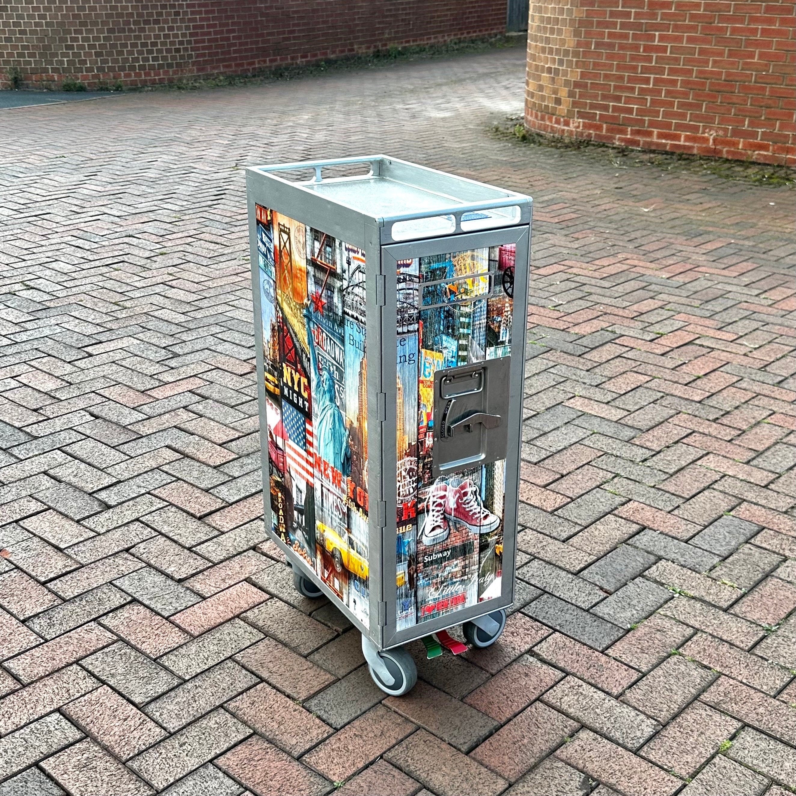 Jetblue Half Meal Cart Trolley Food Galley Box Airline Plane - Etsy