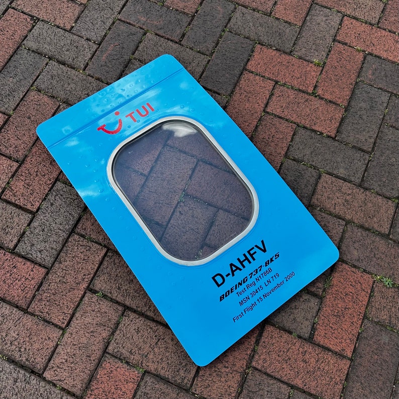 TUI Airways D-AHFV Boeing 737-800 Window Fuselage Cut Airline - Etsy