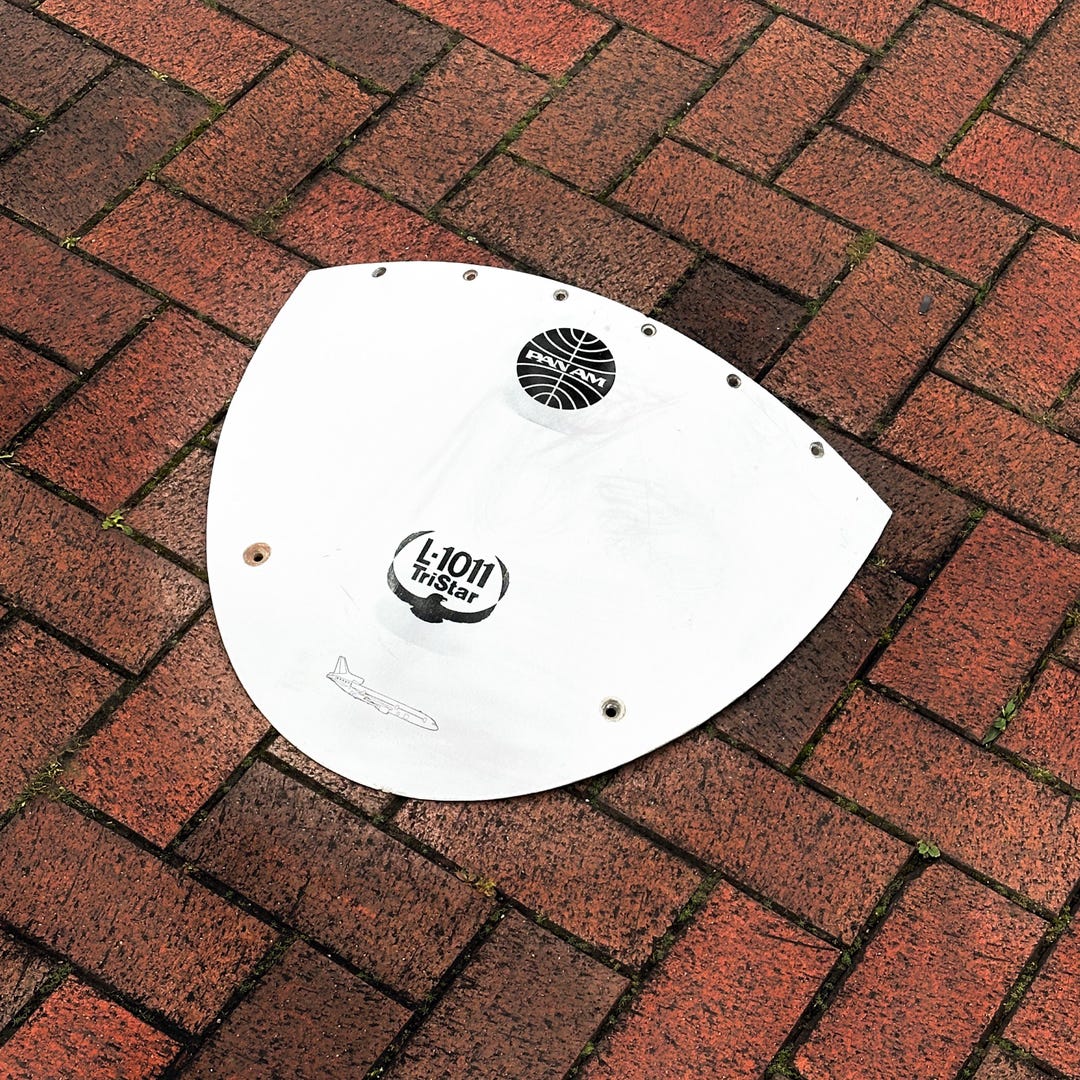 PAN AM N508PA Lockheed L-1011 Tristar Laser Engraved Pylon Fairing Wing ...