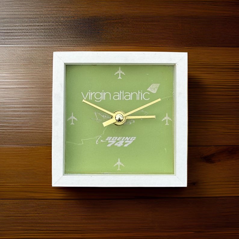 Virgin Atlantic G-VAST Boeing 747 Clock Laser Engraved Fuselage Skin ...