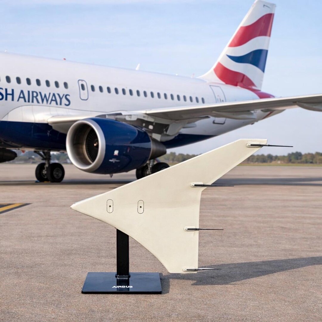 Airbus A320 Mounted Wingtip Fence Sharklet Airline Aviation Upcycle ...