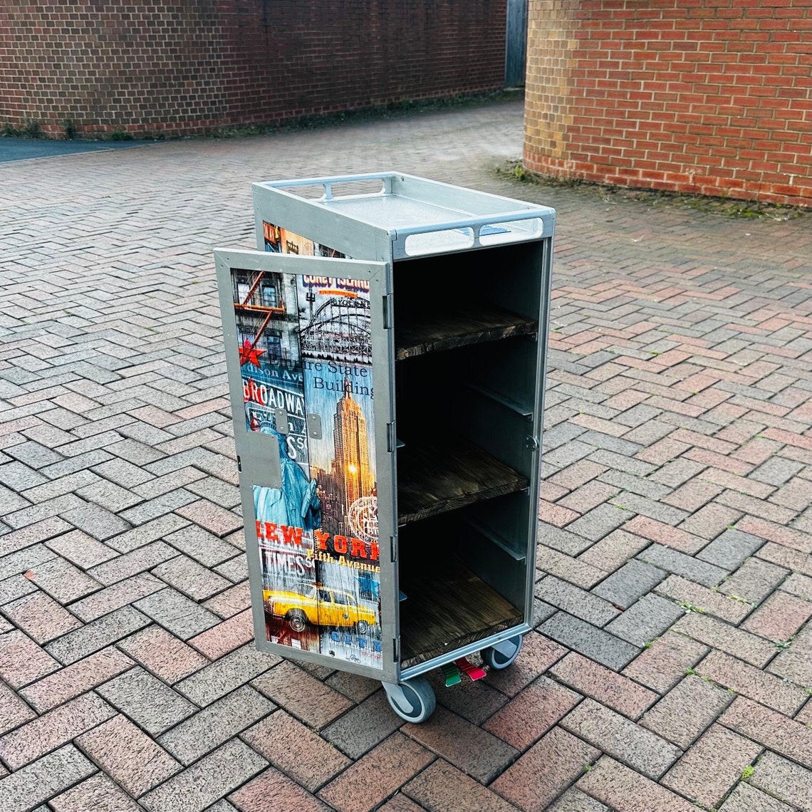 Jetblue Half Meal Cart Trolley Food Galley Box Airline Plane - Etsy