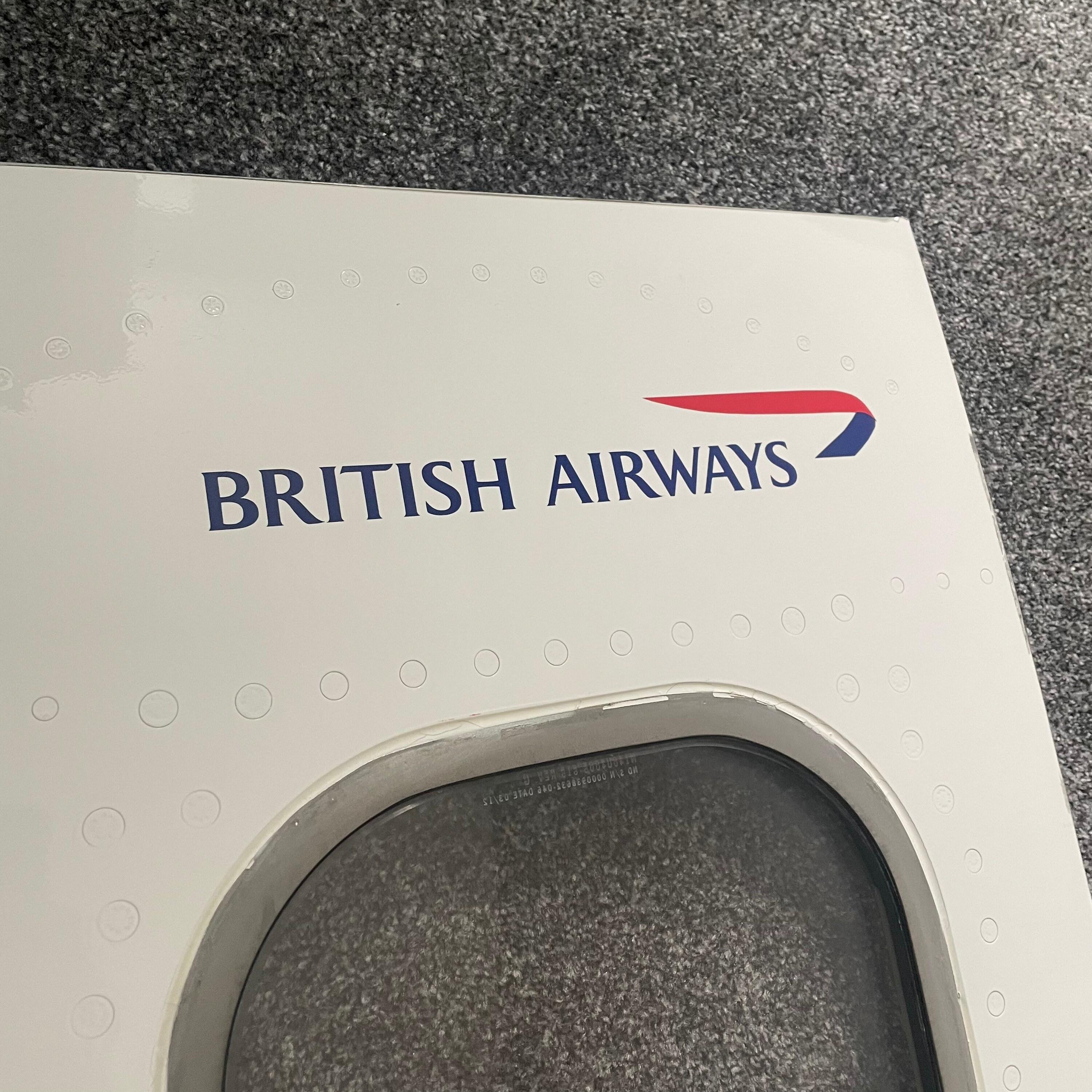 British Airways G-CIVO Boeing 747 Window Fuselage Cut Airline Aviation ...