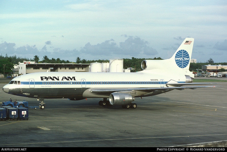 PAN AM N508PA Lockheed L-1011 Tristar Pitot Tube Probe Mounted Iconic ...
