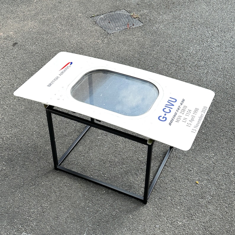 British Airways Boeing 747 Window Fuselage Cut Coffee Table Airline ...