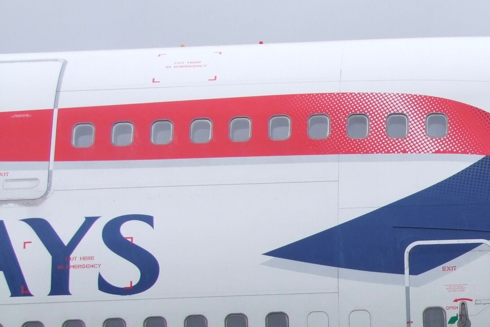 British Airways G-CIVO Boeing 747 Upper Deck Window Fuselage - Etsy