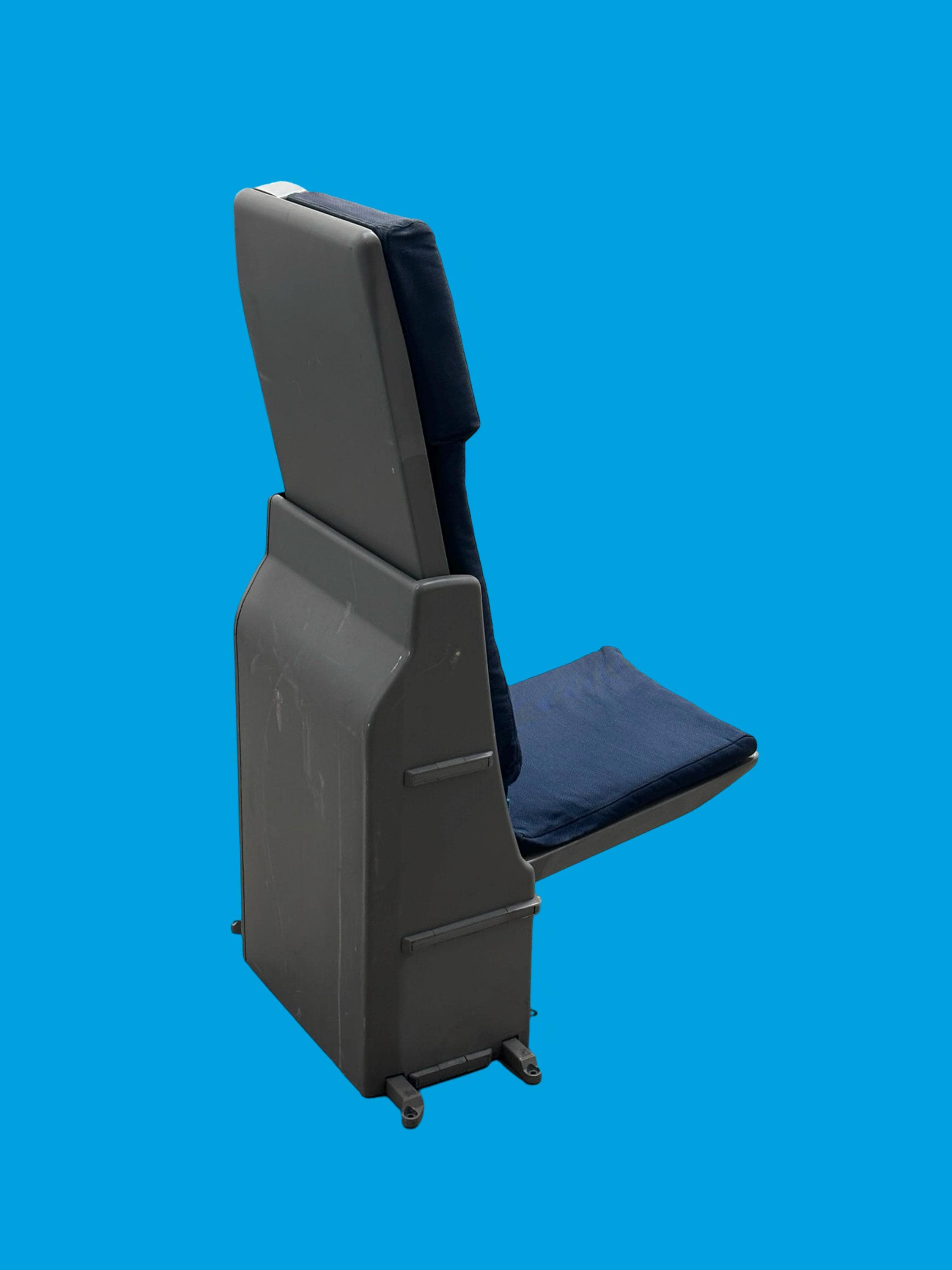 KLM Royal Dutch Airlines Boeing 747 PH-BFW Flight Attendant Crew Seat ...