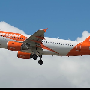 Easyjet Airways Airbus A319 G-EZAG Tail Fuselage Coaster Collectible ...
