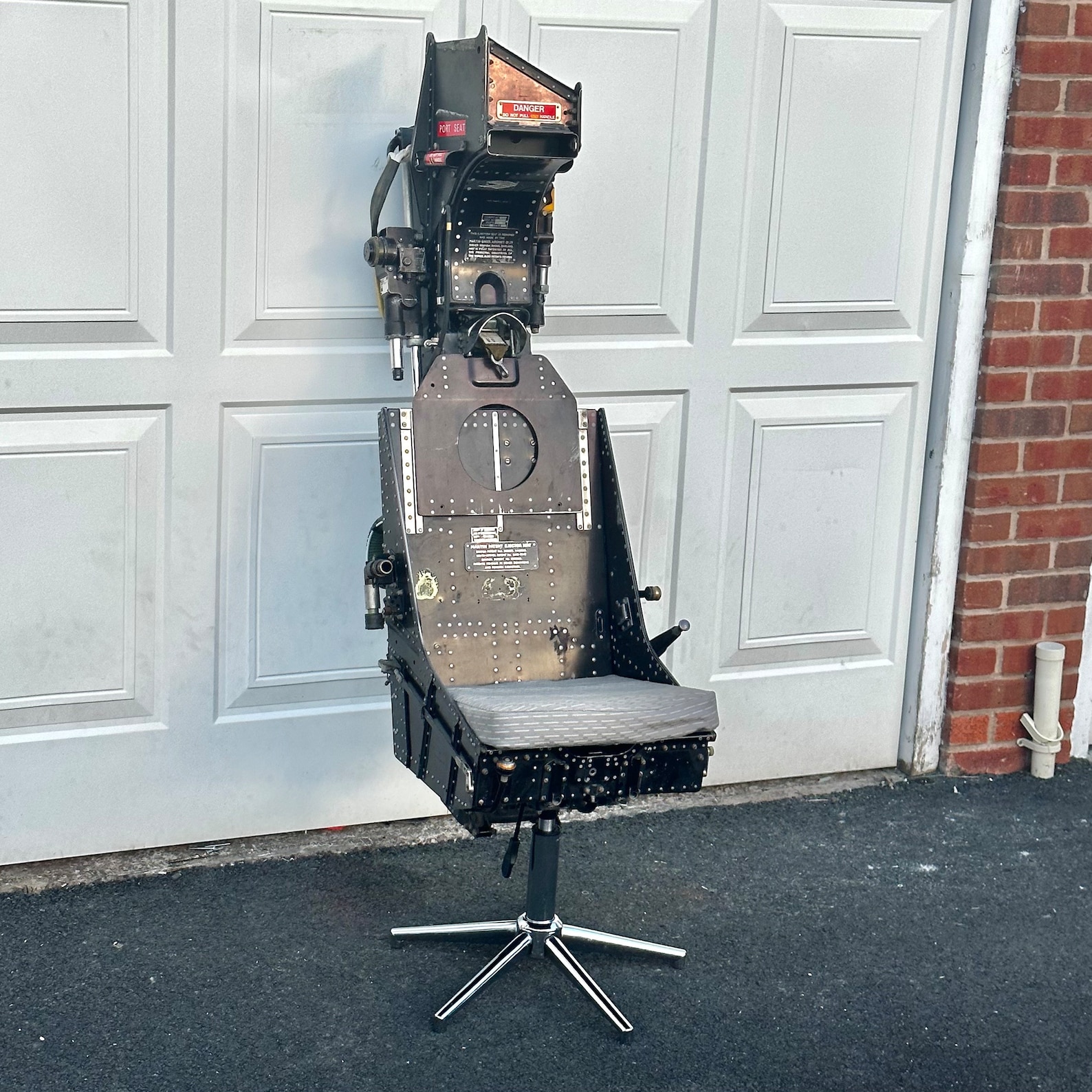 Martin Baker Mk4 Ejection Seat Port Side Desk Chair Bac Strikemaster ...