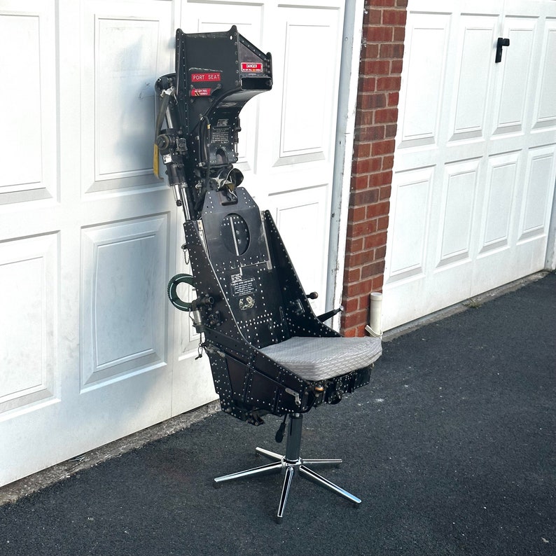 Martin Baker Mk4 Ejection Seat Port Side Desk Chair Bac Strikemaster ...