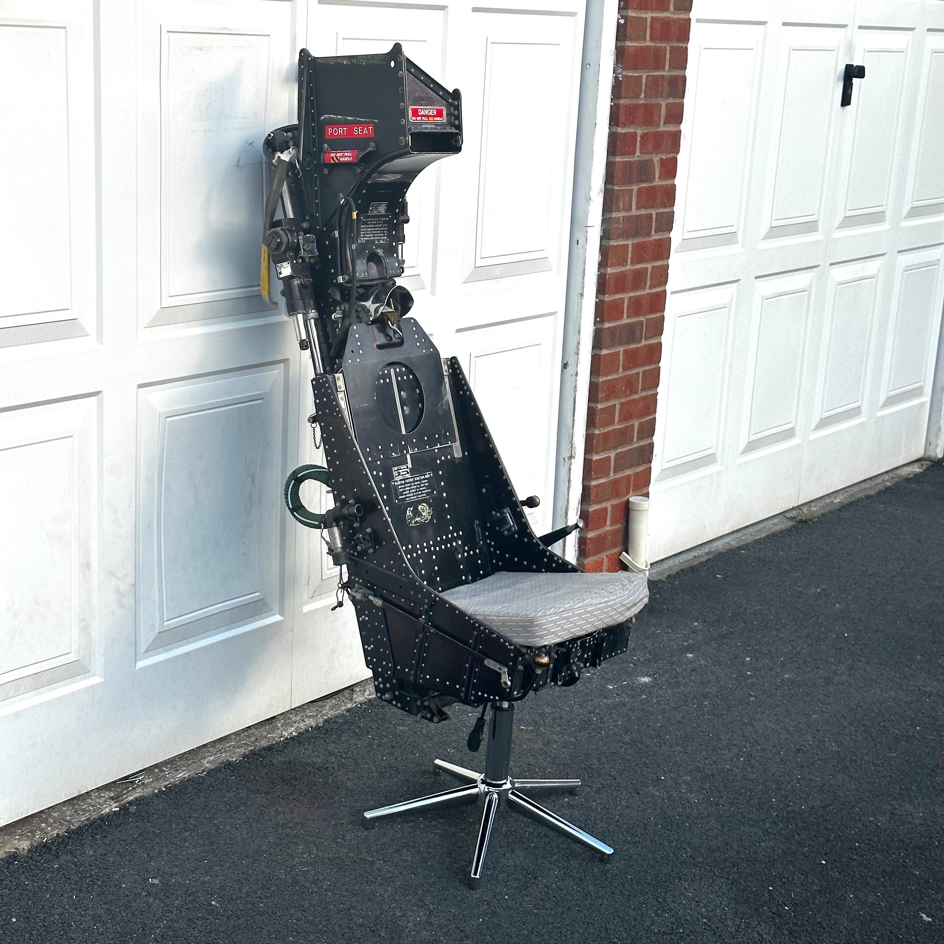 Martin Baker Mk4 Ejection Seat Port Side Desk Chair Bac Strikemaster ...