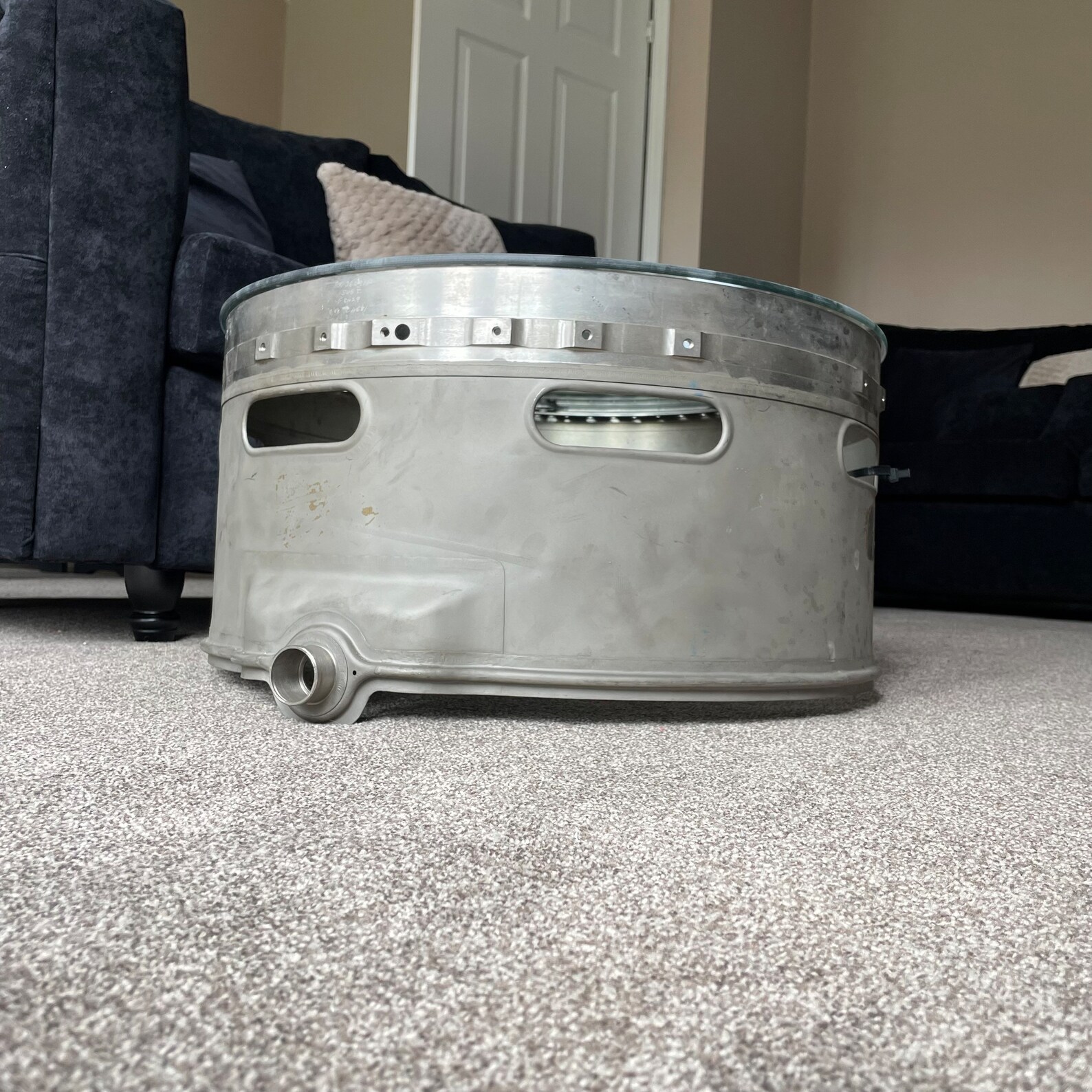 Rolls Royce Dart Jet Engine Cowling Casing Upcycled Coffee/side Table ...