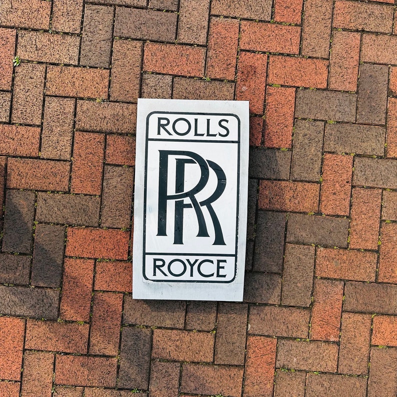 Rolls Royce Jet Engine Logo Cut Out PAN AM British Airways Royal Air ...