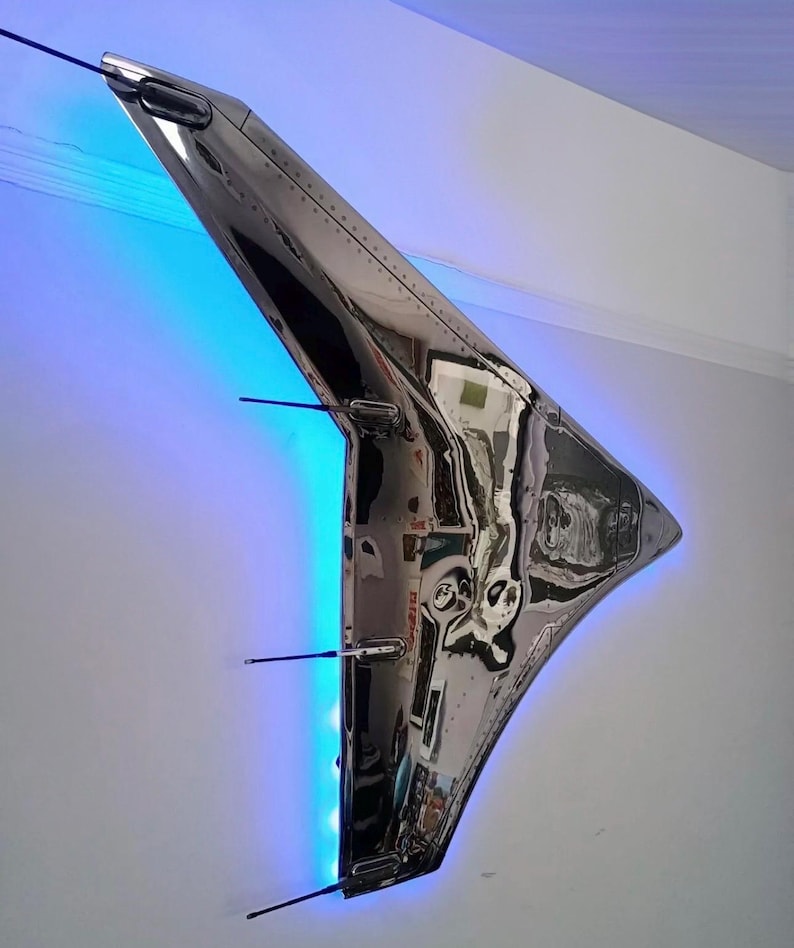 Machine Polished Airbus A320 Wingtip Fence Sharklet Airline Aviation ...