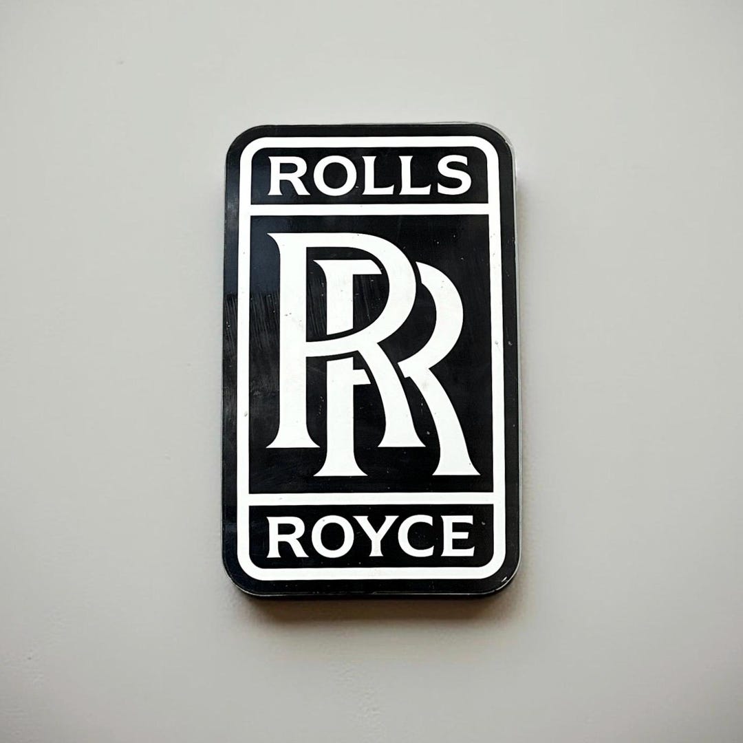 Rolls Royce Jet Engine Logo Cut Out PAN AM British Airways Royal Air ...