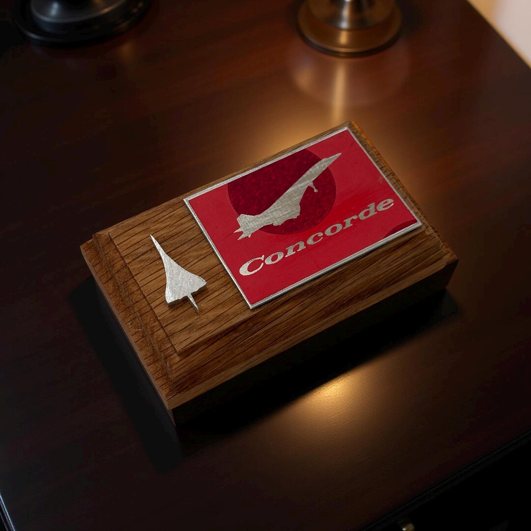 Concorde Mach 2 Upcycled Ornament Fuselage Paperweight Adour Boeing ...