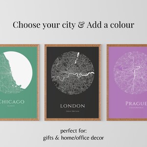 Digital Download Custom City Map Print | City Map Download | Digital ...