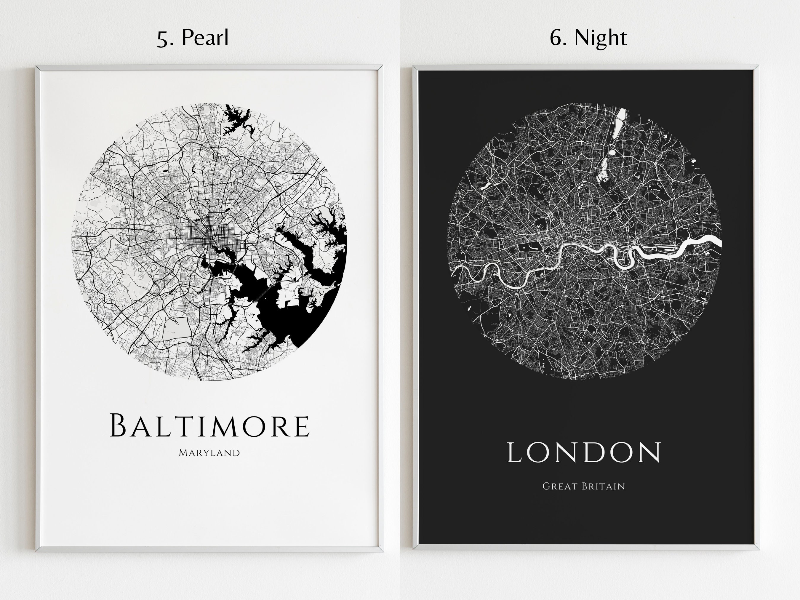 Digital Download Custom City Map Print | City Map Download | Digital ...