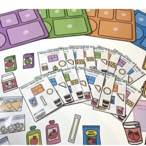 Build a Lunch With 16 Different Task Cards (SPED, Life Skills, ABA ...