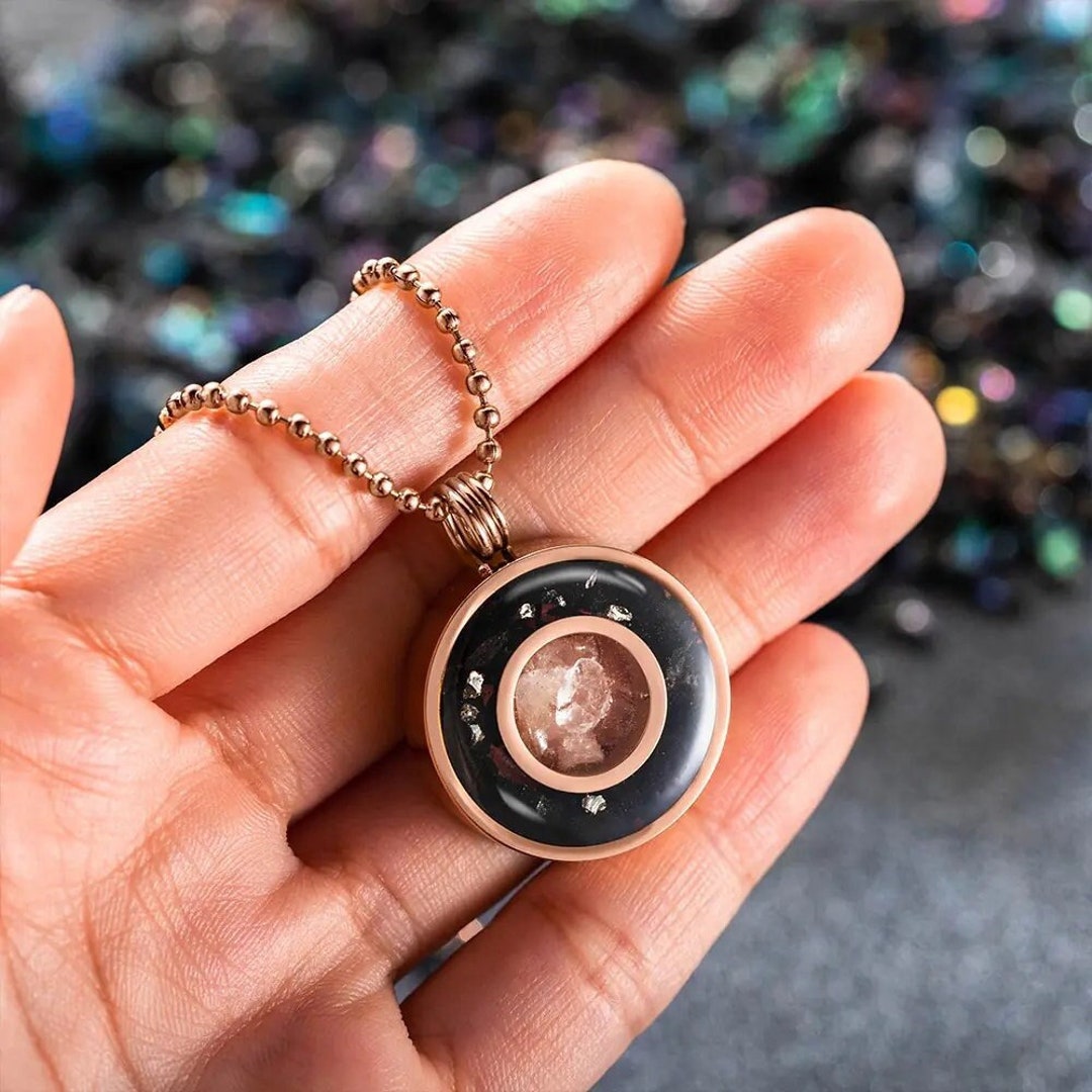 Anti-radiation Life Flower in Crystal EMF Protection Pendant Necklace ...