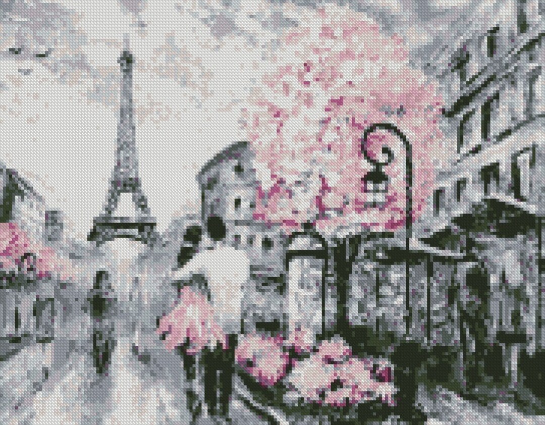 Eiffel Tower - Cross Stitch Chart/pattern/design/xstitch INSTANT ...